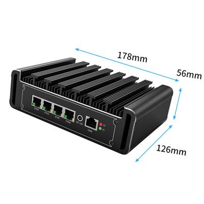 China Celeron® 6305 4*2.5G LAN Firewall computer pFsense industrial mini pc for sale