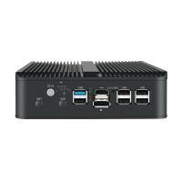 China Intel ® J6412 cpu 4*2.5G LAN 6 USB Firewall appliance pFsense soft router fanless mini industry pc for sale