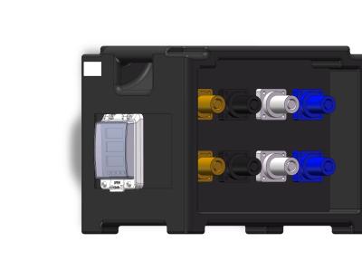 China Single Channel Power Distro Boxes Simple And Light Leakage Proof for sale