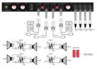 China Light weight Professional 4 channel digital amplifier 450W* 4 for Stage performance for sale