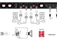 China Professional audio 4 channel 8ohm 250W 1U digital power amplifier for sale
