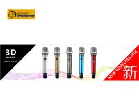 China Moving Coil Handheld FM 35KHz KTV Wireless Microphone System for sale