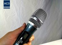 China Moving Coil Handheld FM 35KHz KTV Wireless Microphone System for sale