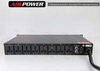 China Black 1000W 8 Channels Rack Mount Power Sequencer for sale