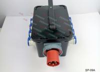 China Electric Plug Socket 63A 9 Channels Power Distro Boxes for sale