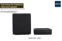 China Three-sided smart sound speaker active speakers with wireless microphones for use in classrooms and conference rooms for sale