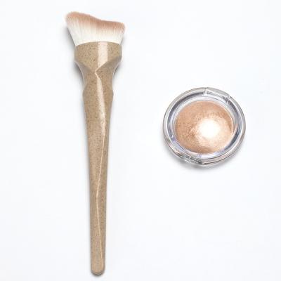 China Degradable Handle ECO Friendly Makeup Brush Without Ferrule For Powder for sale