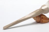 China Degradable Handle ECO Friendly Makeup Brush Without Ferrule For Powder for sale