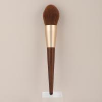 China Aluminum Ferrule Single Makeup Brush Face Powder Brush  20cm Total Length for sale