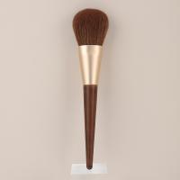 China Aluminum Ferrule Single Makeup Brush Face Powder Brush  20cm Total Length for sale