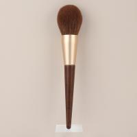 China Aluminum Ferrule Single Makeup Brush Face Powder Brush  20cm Total Length for sale