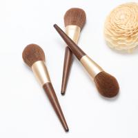 China Aluminum Ferrule Single Makeup Brush Face Powder Brush  20cm Total Length for sale