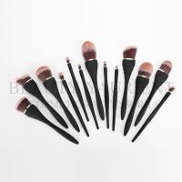 China Durable 13 Piece Face Makeup Tools 3 Tones Synthetic Cosmetic  Brush for sale