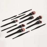 China Durable 13 Piece Face Makeup Tools 3 Tones Synthetic Cosmetic  Brush for sale