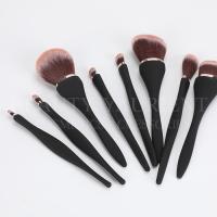 China Streamlined Private Label Makeup Brushes 15.2CM With Aluminum Long Handle for sale