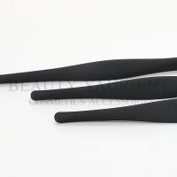 China Streamlined Private Label Makeup Brushes 15.2CM With Aluminum Long Handle for sale
