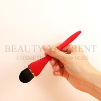 China Streamline Handle High End Makeup Brush Soft Touch Red Color BY7019 for sale