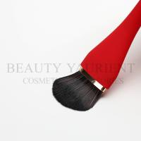 China Streamline Handle High End Makeup Brush Soft Touch Red Color BY7019 for sale