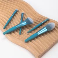 China Matte PBT Hair 5pcs Makeup Brush Set Mini Travel Makeup Brush Set for sale