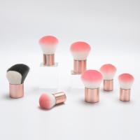 China Mineral Stippling PBT Hair Cream  Kabuki Makeup Brush 30mm Diameter for sale