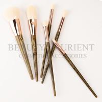 China Customized Ferrule High End Makeup Brush 6pieces Assorted Hair Shape for sale