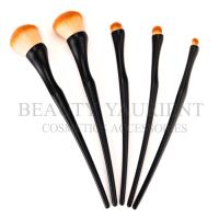 China 5pcs Boneybeauty Plastic Handle  Face Makeup Brush Set Anti Bac Long Lasting for sale