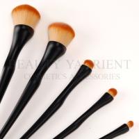 China 5pcs Boneybeauty Plastic Handle  Face Makeup Brush Set Anti Bac Long Lasting for sale