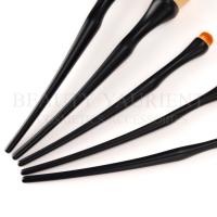 China 5pcs Boneybeauty Plastic Handle  Face Makeup Brush Set Anti Bac Long Lasting for sale
