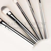 China Long Lasting Daily 5pcs Makeup Brush Set Electroplating Plastic Makeup Brush for sale