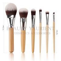 China Professional PBT Hair Face Makeup Brush Set 6pcs Customized Bristle for sale