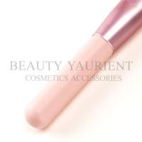 China Pink PBT Hair Foundation Powder Makeup Brush Long Lasting 17.3cm for sale