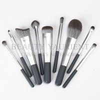 China Luxury Matte Surface 9pcs High End Makeup Brush Kit Private Label Eco Friendly for sale