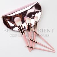China 6pcs Private Label Makeup Brushes Custom Logo Synthetic Hair With Cute Bag for sale