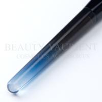 China Luxurious Blue Gradient Color Face Sculpting Brush Contour Makeup Brush 166mm for sale