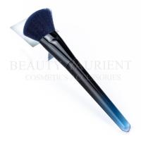 China Luxurious Blue Gradient Color Face Sculpting Brush Contour Makeup Brush 166mm for sale