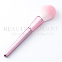 China Aluminum Ferrule Synthetic Hair Powder Makeup Brush 18.2cm Length for sale