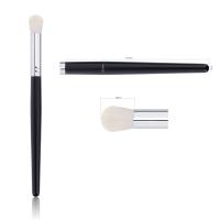 China Matte Black Wooden Handle Eyeshadow Makeup Brush Set  150-180mm for sale