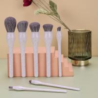 China 7pcs Tulip Shaped Face Makeup Brush Set With ECO PLA Handle Beauty Tools for sale
