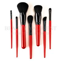 China Professional 7Pcs Vegan Cruelty Luxury Makeup Brush Kit Soft Bristles Hair for sale
