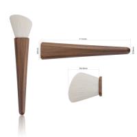 China Soft Bristles 4PCS Wood Handle Makeup Brush Set Environment Friendly for sale