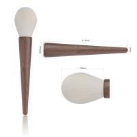 China Soft Bristles 4PCS Wood Handle Makeup Brush Set Environment Friendly for sale