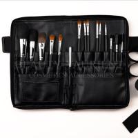 China SA8000 Certified Durable Black Face Makeup Brush Set For Face Lip Eyes for sale