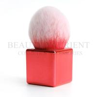 China SA8000  Red Square Handle Candy Shaped Kabuki Makeup Brush For Powder Foundation for sale