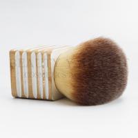 China SA8000 Wooden Handle Square Kabuki Brush Kabuki Foundation Brush for sale