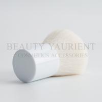 China Plastic Handle Private Logo Kabuki Makeup Brush For Loose Powder for sale