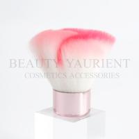 China Folded Flower Pattern Full Coverage Kabuki Brush For Loose Powder 43g for sale