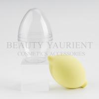 China Washable Foundation Puff Sponges Portable Lemon Fruit Shaped Beauty Blender for sale