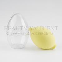 China Washable Foundation Puff Sponges Portable Lemon Fruit Shaped Beauty Blender for sale