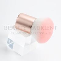 China Matte Pink Handle Kabuki Makeup Brush For Pressed Powder Long Lasting for sale