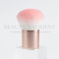 China Matte Pink Handle Kabuki Makeup Brush For Pressed Powder Long Lasting for sale